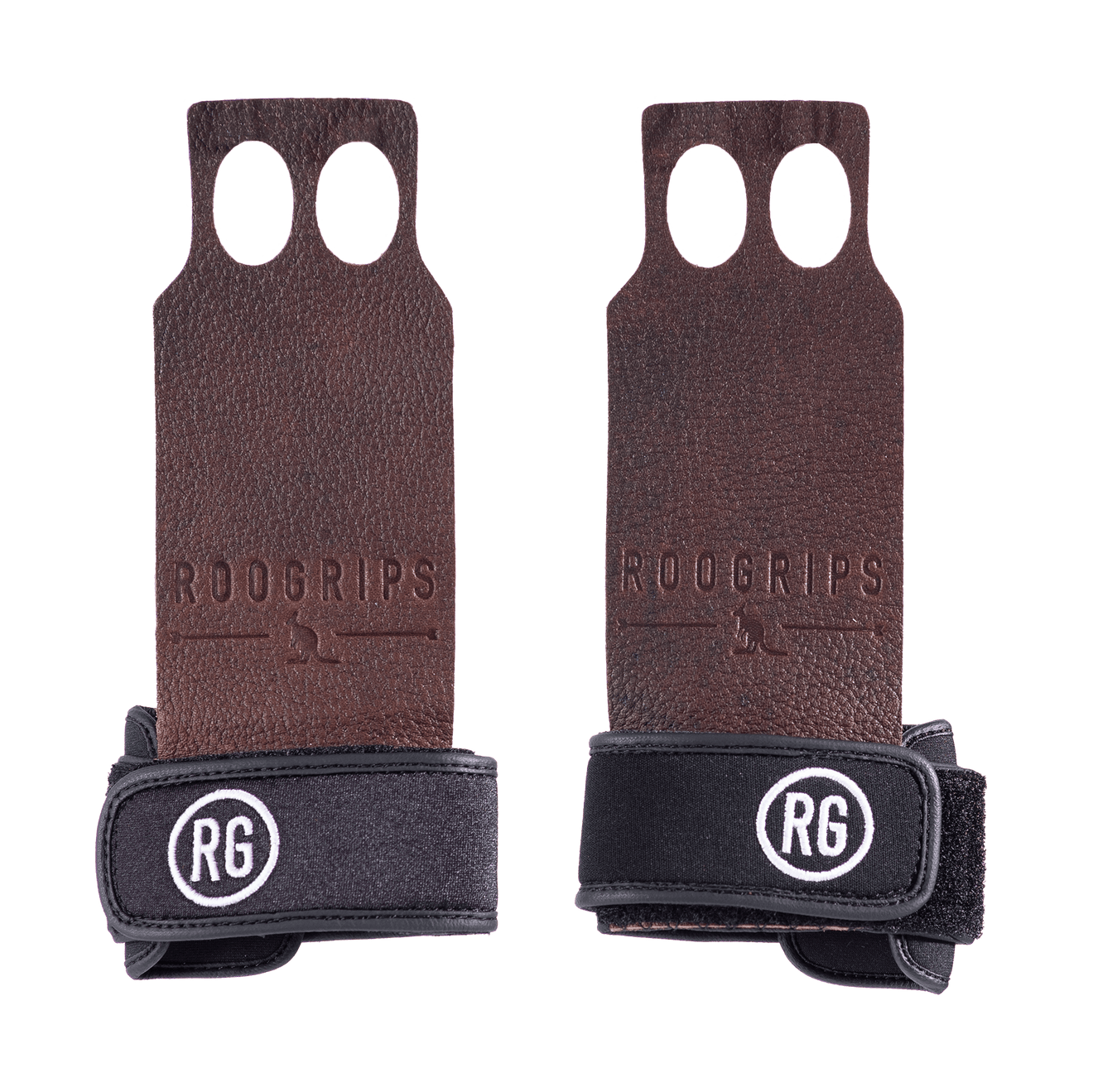 RooGrips Premium Leather Hand Grips for CrossFit & Functional Fitness
